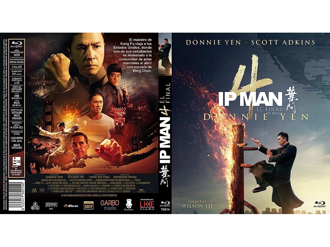 Blu Ray Yip Man 4 2019 - Ip Man 4: El Final | Worten.pt