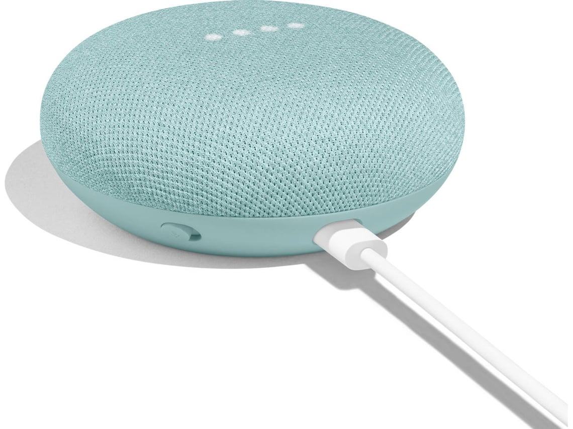 Assistente Virtual GOOGLE Home Mini Aqua (Google Assistant - Azul ...