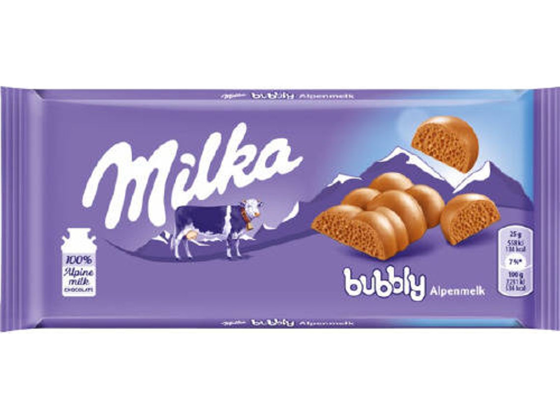 Chocolate MILKA Bubbly (90 g) | Worten.pt