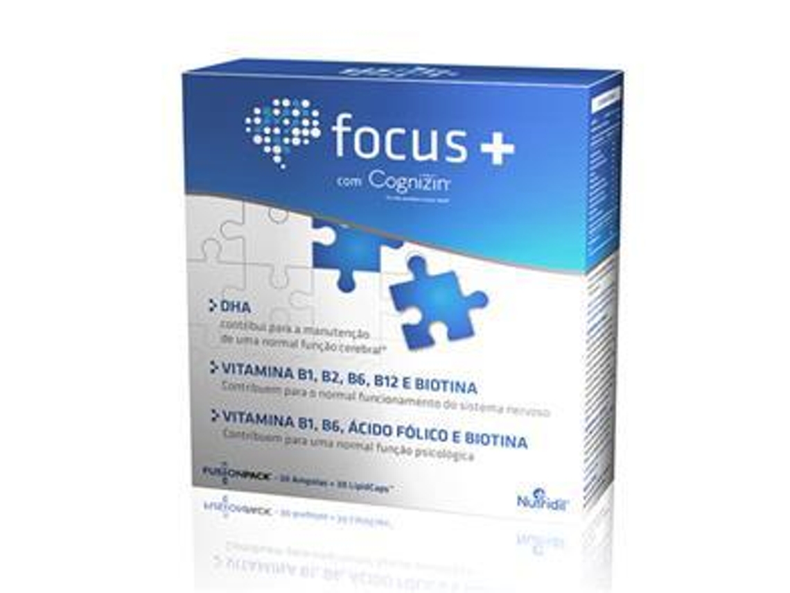 Suplemento Alimentar Focus+ 30 Fusionpack | Worten.pt