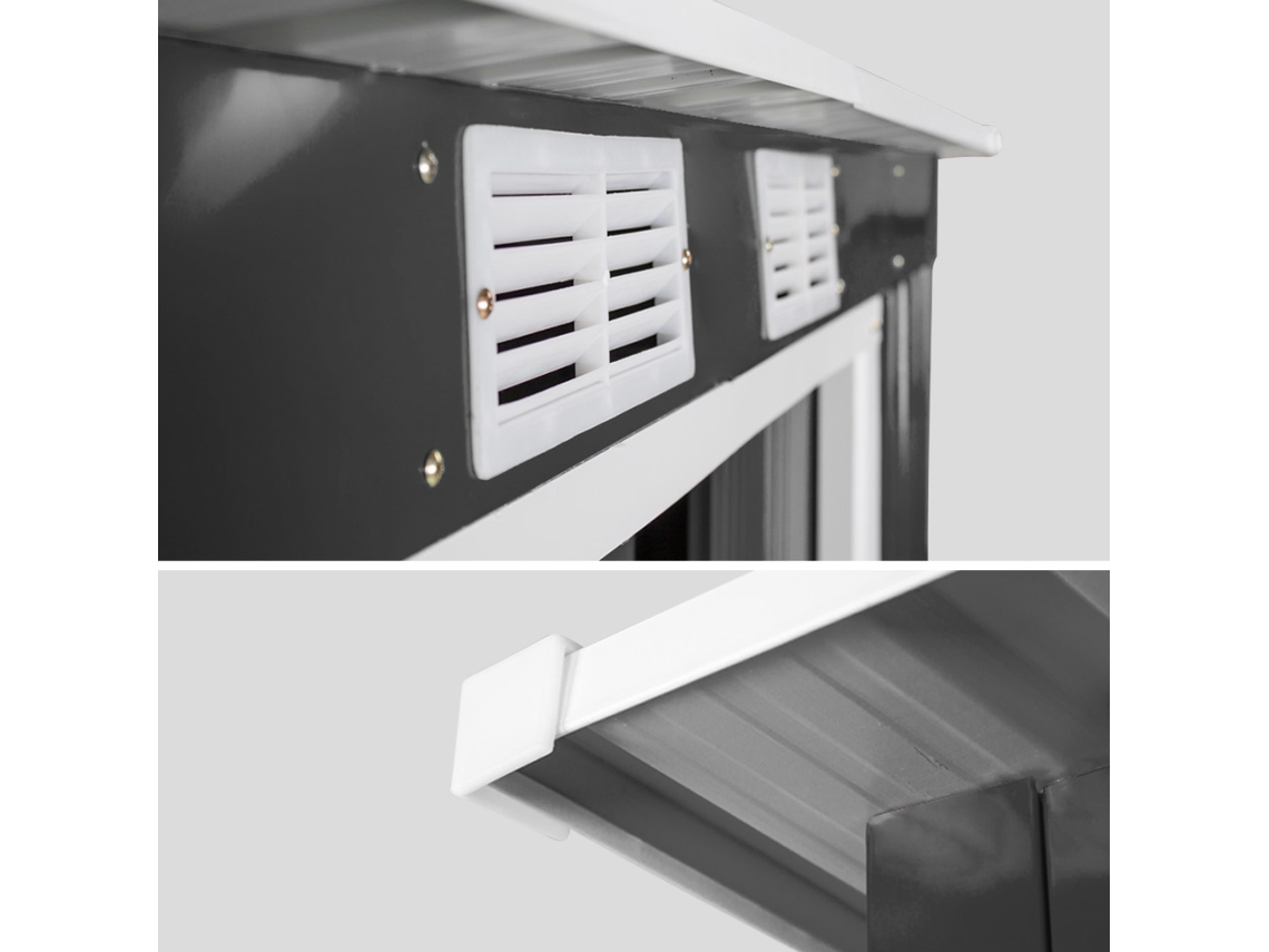 Abrigo de Jardim TECTAKE de Telhado Plano | Worten.pt