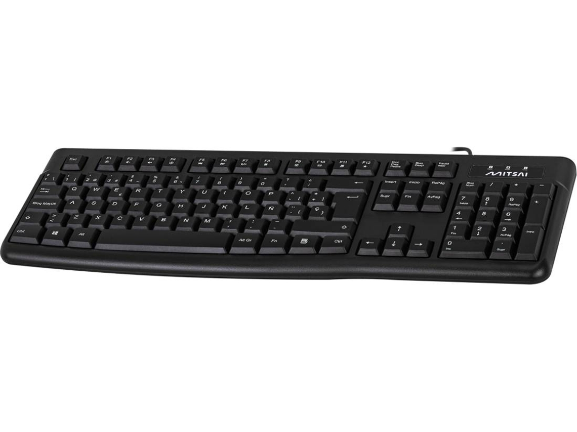 Teclado MITSAI Essential Q101 (Outlet Grade A - USB - Layout Espanhol ...