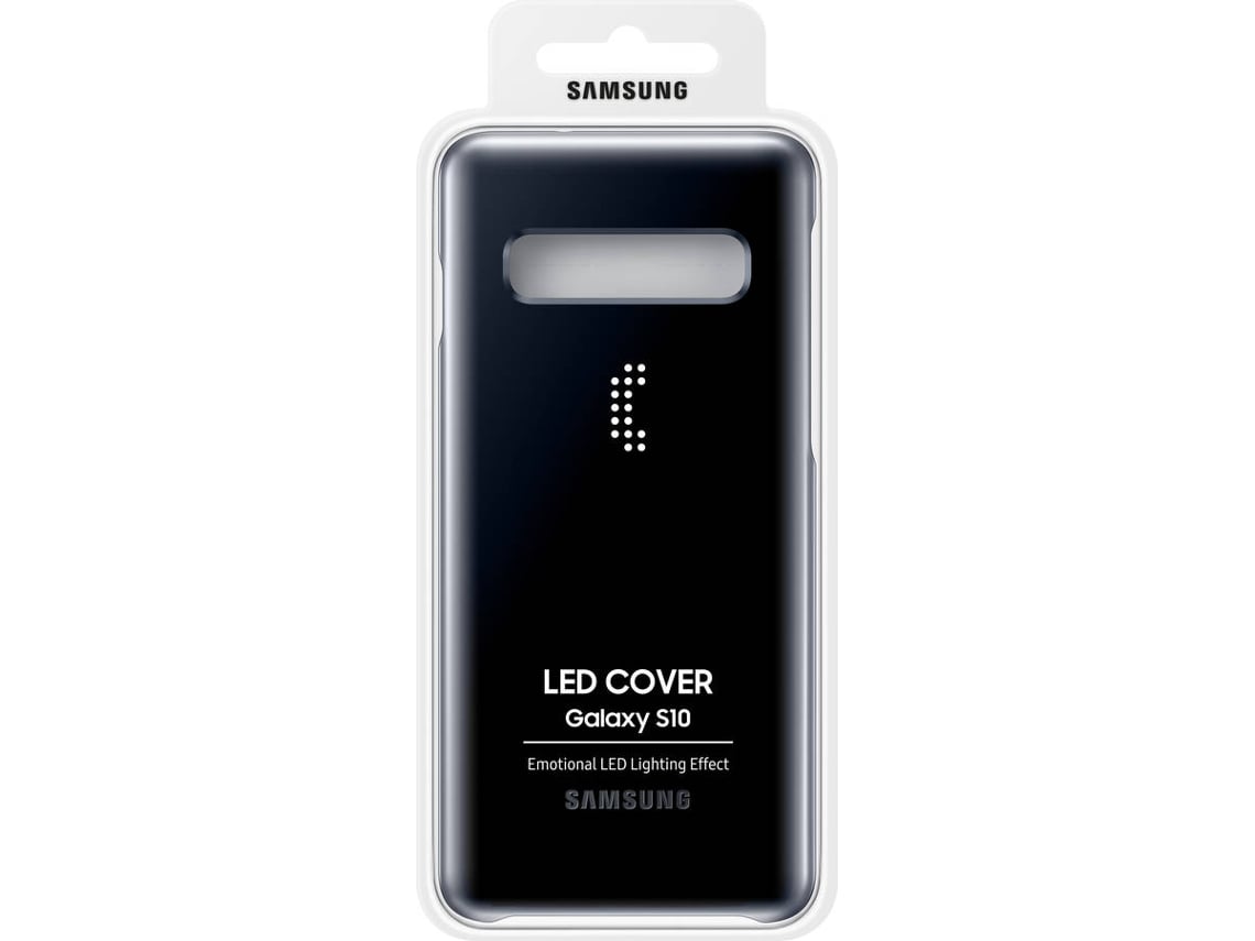 Capa SAMSUNG Galaxy S10 LED Cover Preto | Worten.pt