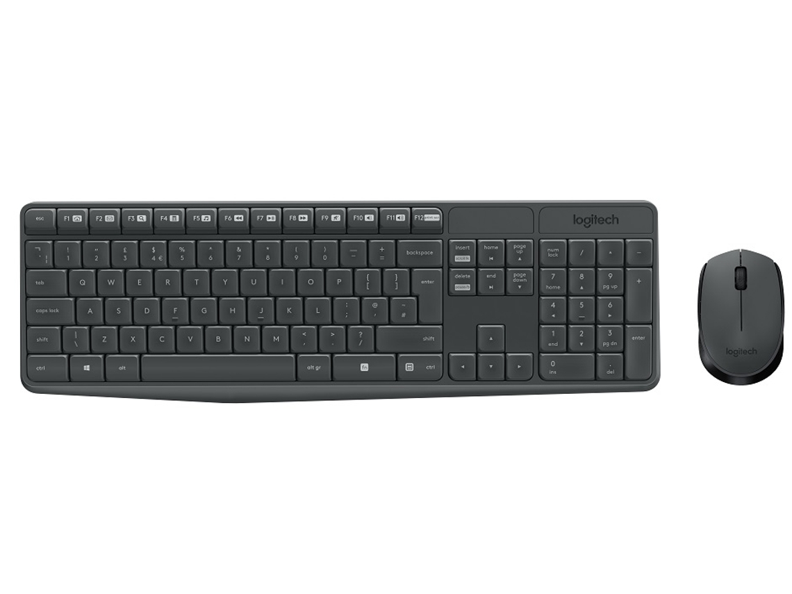 Teclado + Rato LOGITECH MK235 (Outlet Grade A - Wireless - Ótico ...