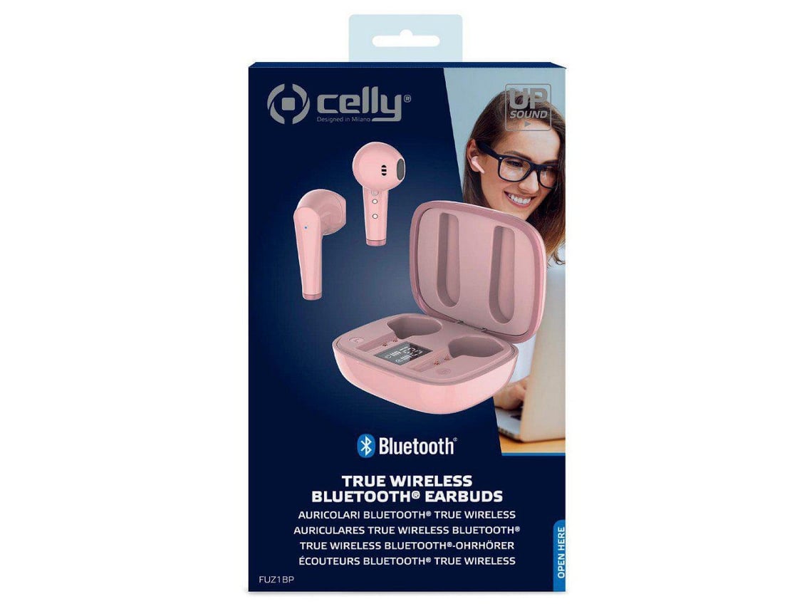Auriculares Bluetooth True Wireless CELLY Fuz1 (In Ear - Microfone ...