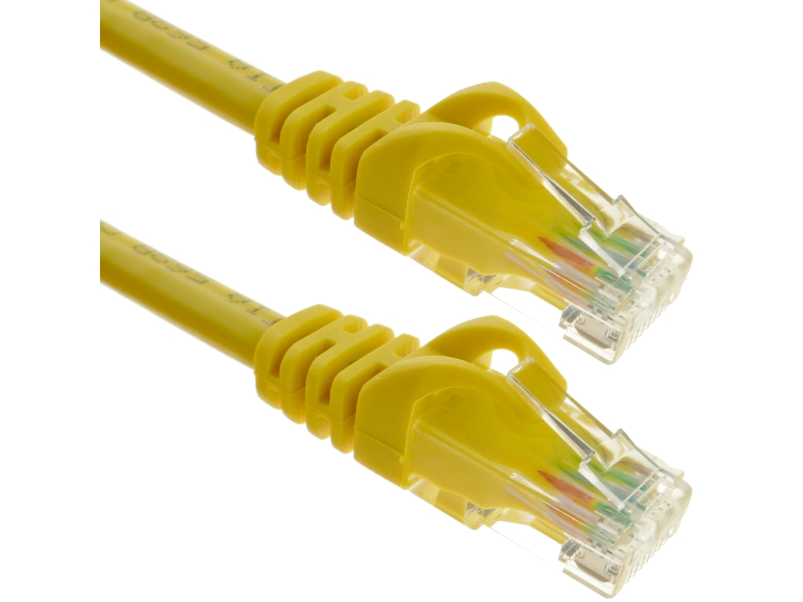 Cabo de Rede Ethernet BEMATIK Lan Utp Rj45 Cat.6A Amarelo 5 M | Worten.pt