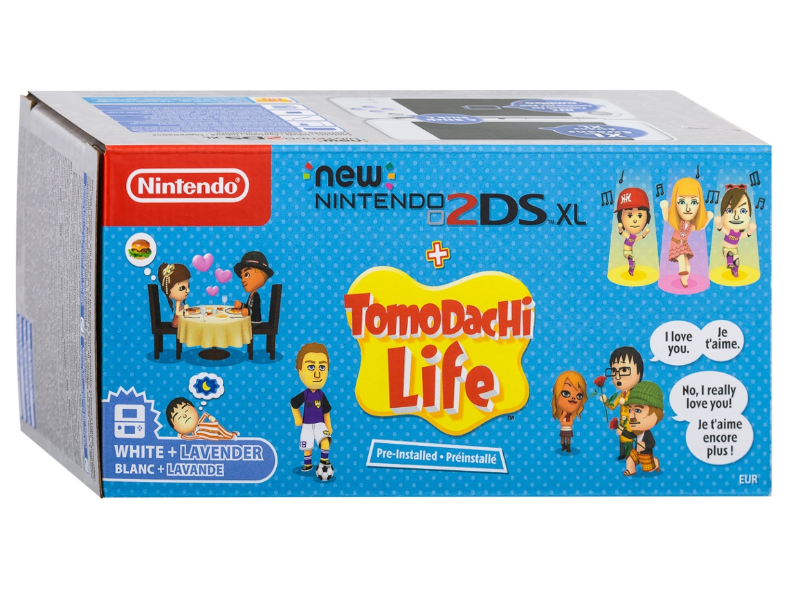 Consola Nintendo New 2DS XL Lavanda + Tomodachi Life | Worten.pt