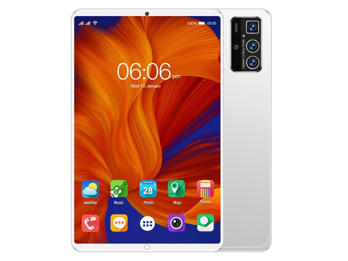 Tablet PRITOM 14PRO + Teclado Bluetooth + Capa de Couro + Auriculares ...