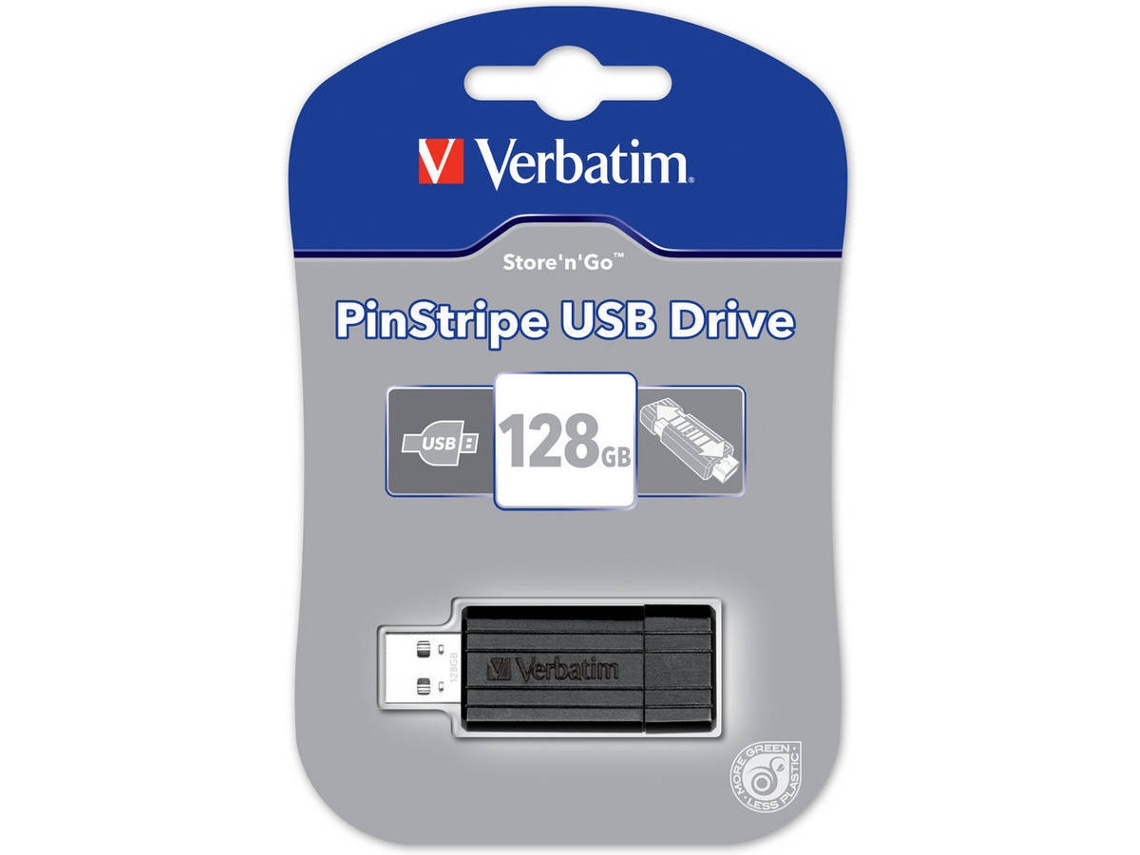 Pen USB VERBATIM PinStripe 128GB | Worten.pt