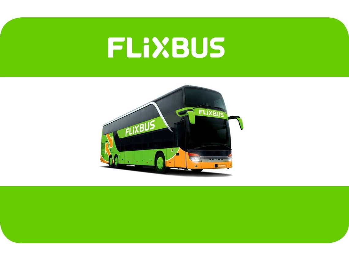 Cartão Presente FLIXBUS 20 Euros (Formato Digital) | Worten.pt