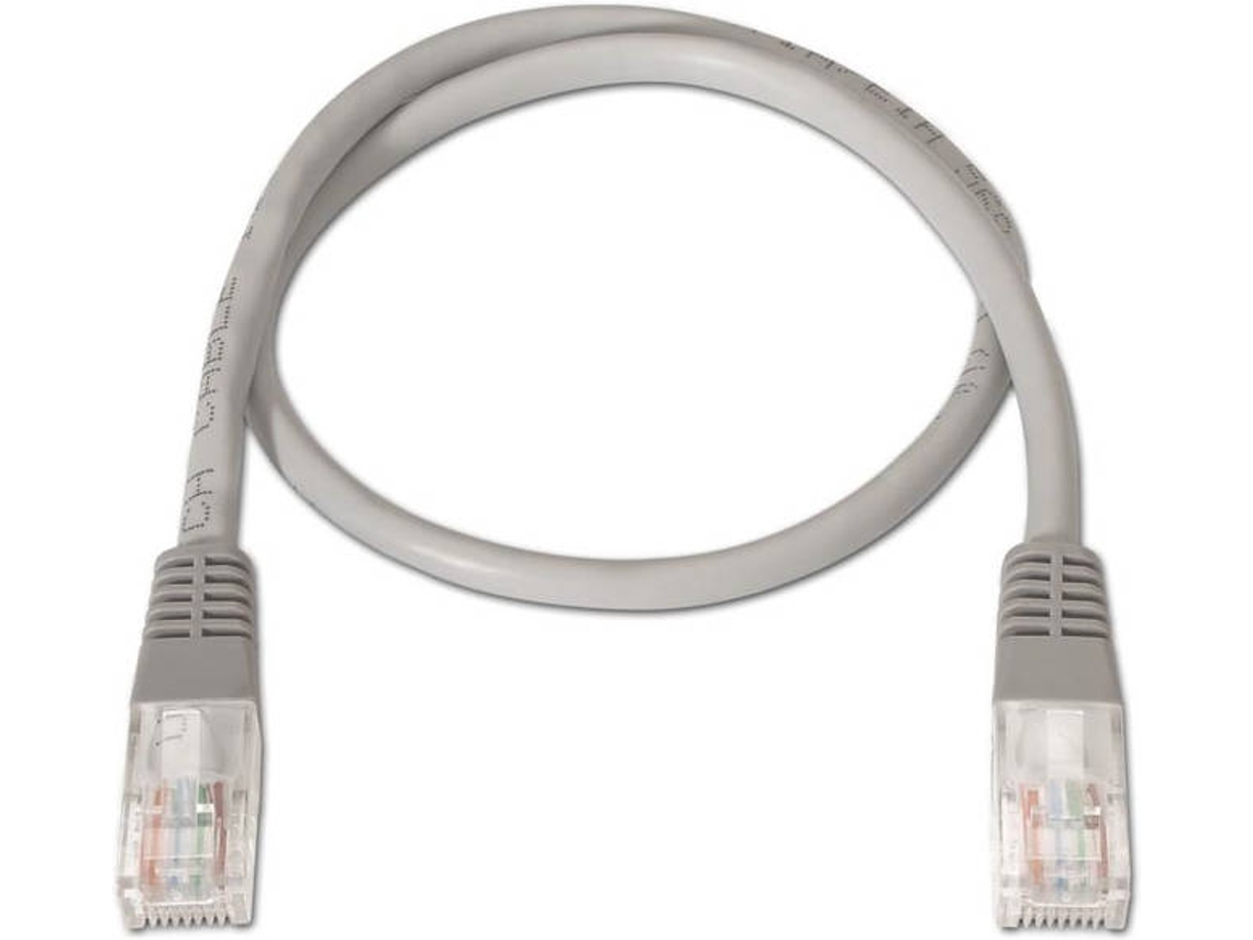 Cabo de Rede NANOCABLE (RJ45 - 30 cm - Cinzento) | Worten.pt