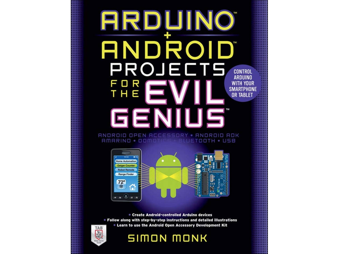 Livro Arduino Android Projects For The Evil Genius Control Arduino With Your Smartphone Or