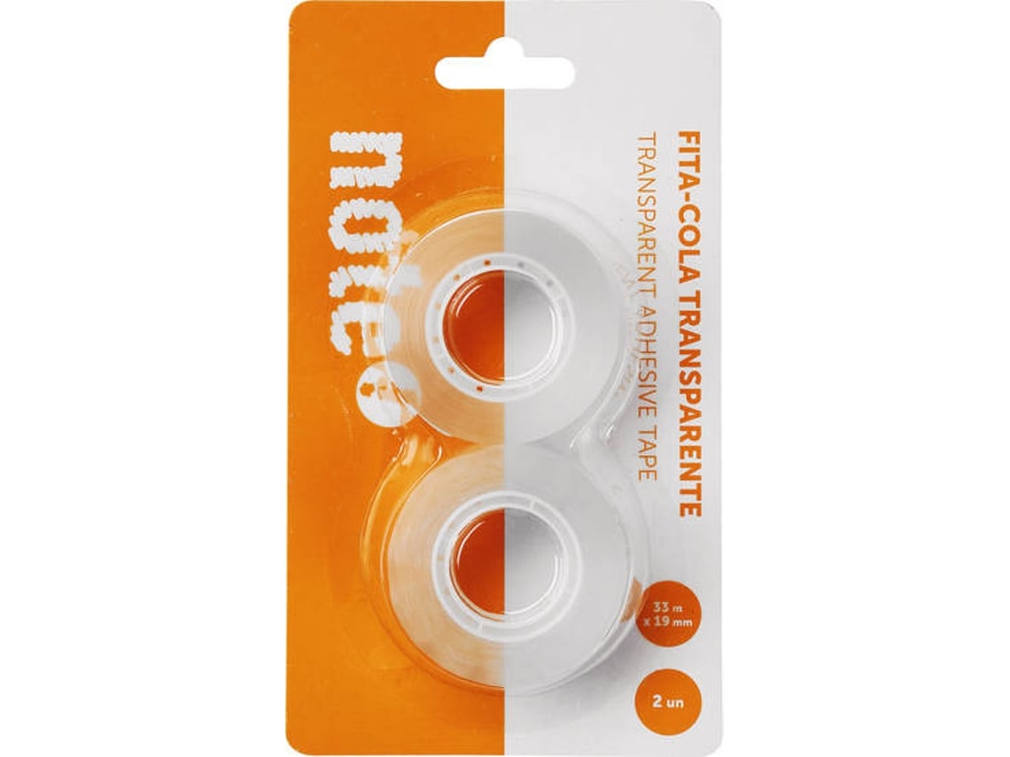 Fita Cola NOTE! Transparente (2 un - 19x33mm) | Worten.pt