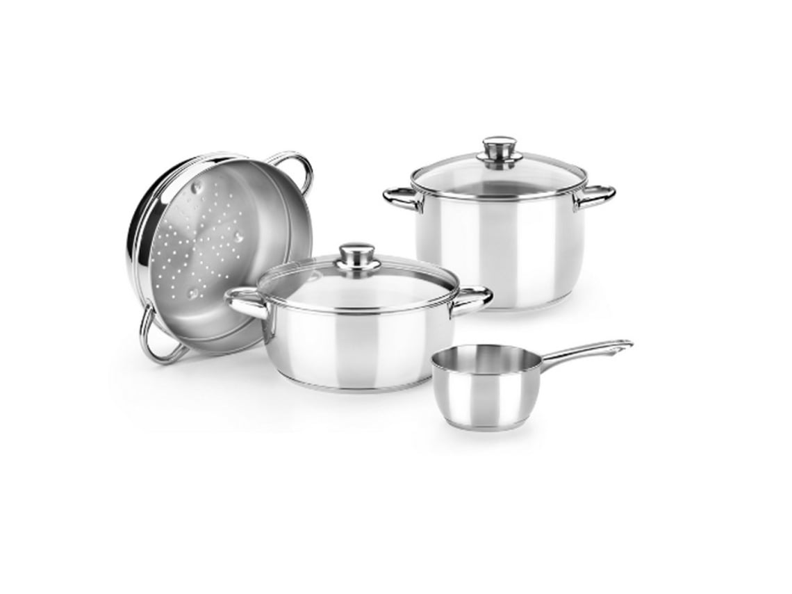 Trem De Cozinha MONIX Optima De 4 Peças Com Tampa | Worten.pt