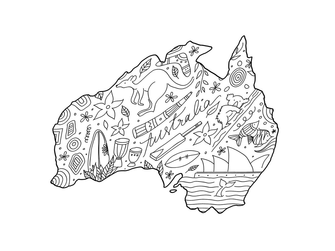 Mapa AWESOME MAPS Do mundo para colorir to color in with country ...