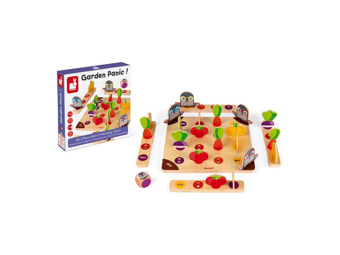 Janod Matching Game Garden Panic | Worten.pt