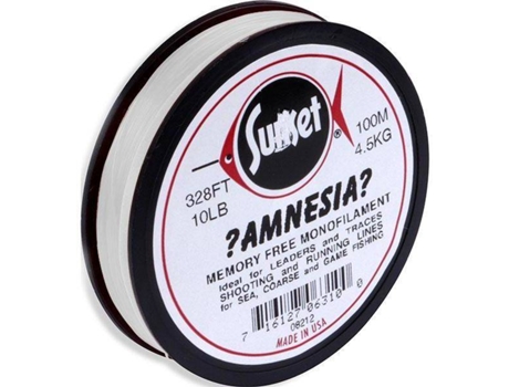 Linha de Pesca de monofilamento SUNSET LINES Amnesia Branco (100 m ...