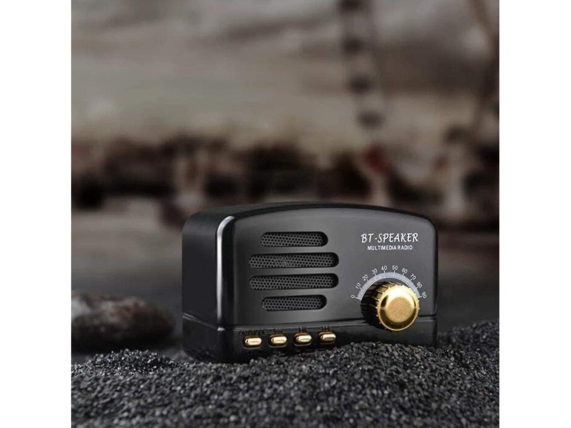 Coluna Bluetooth SUN GOD Retro Portable Stereo Speaker Mini Vintage Am ...