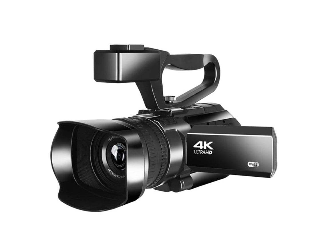 Câmara de Filmar SLOWMOOSE Zoom Digital Wi-Fi Gravador de Tela de Toque ...