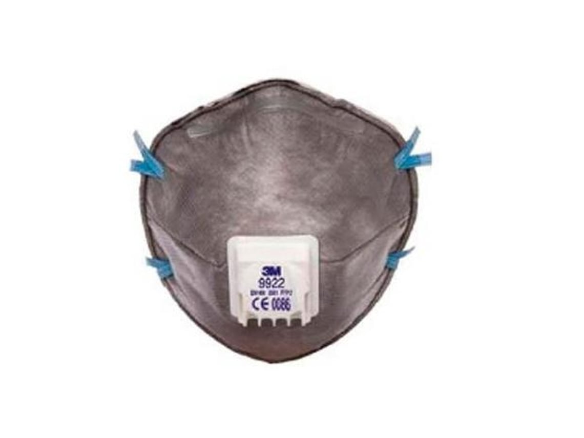 Mascarilla autofiltrante ffp2 3m 9922 proteccion 10x tlv ozono (caja 10) | Worten.pt