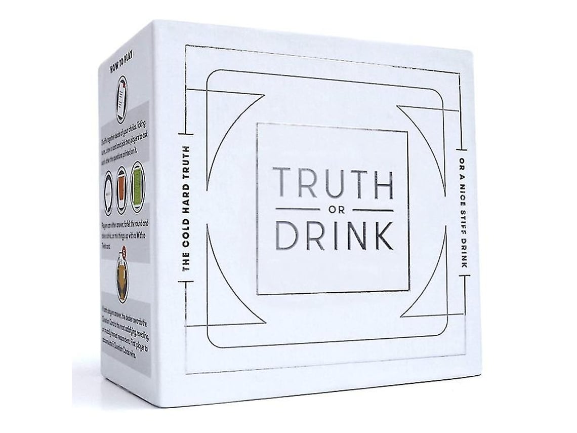 Jogo de Cartas Truth Or Drink Adult Casual Party Game Card High Quality ...