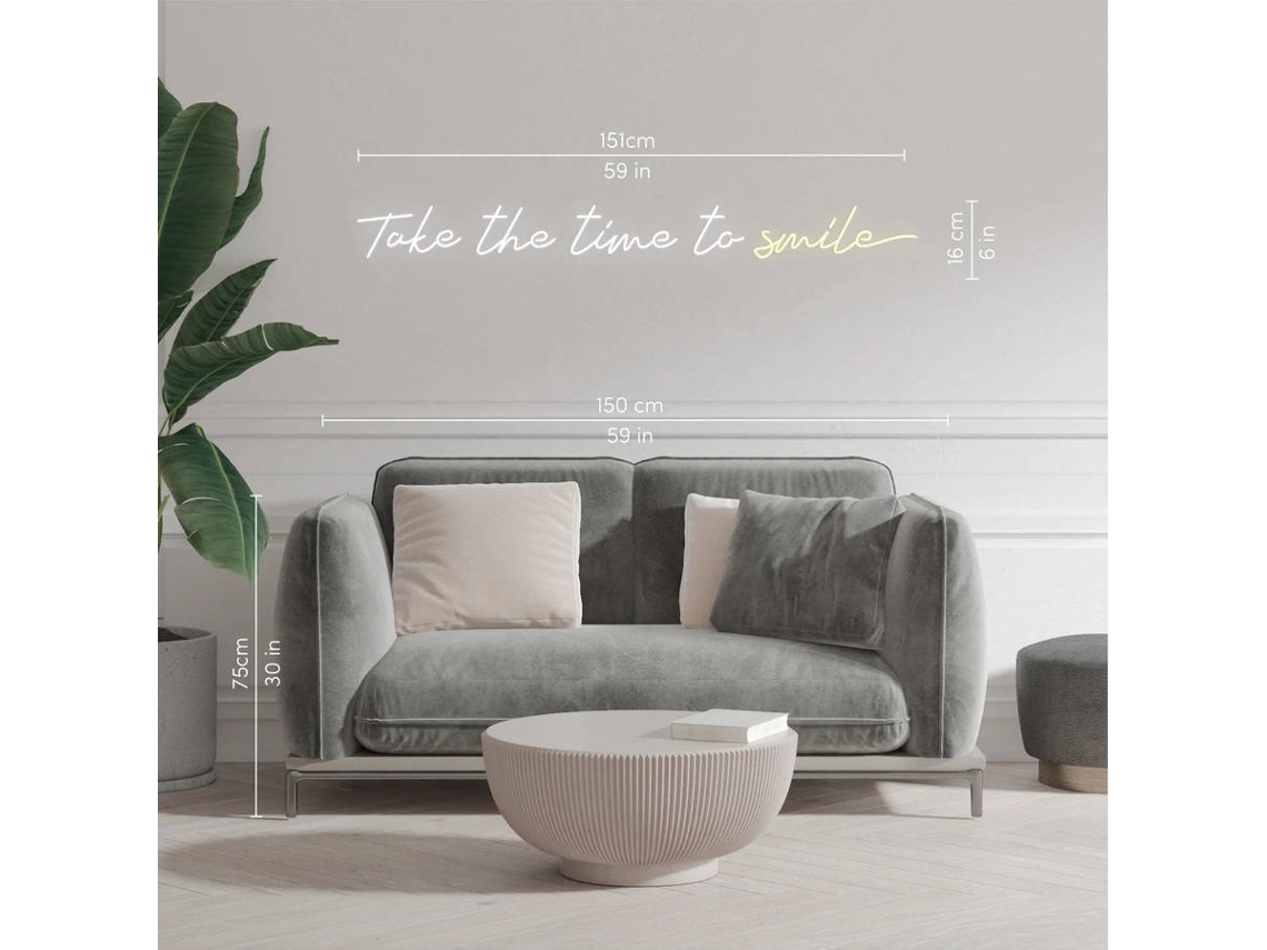 Painel LED YELLOWPOP Smiley Take the tim | Worten.pt