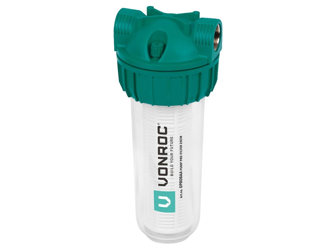 PréFiltro para Bombas VONROC e Hidropressores 25Cm Universal | Worten.pt