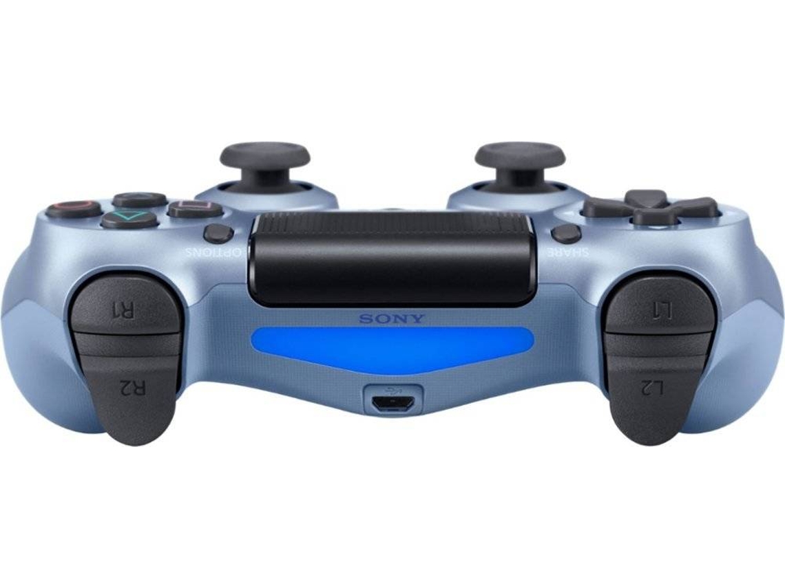 Comando PS4 SONY DualShock 4.0 V2 Azul Titânio | Worten.pt