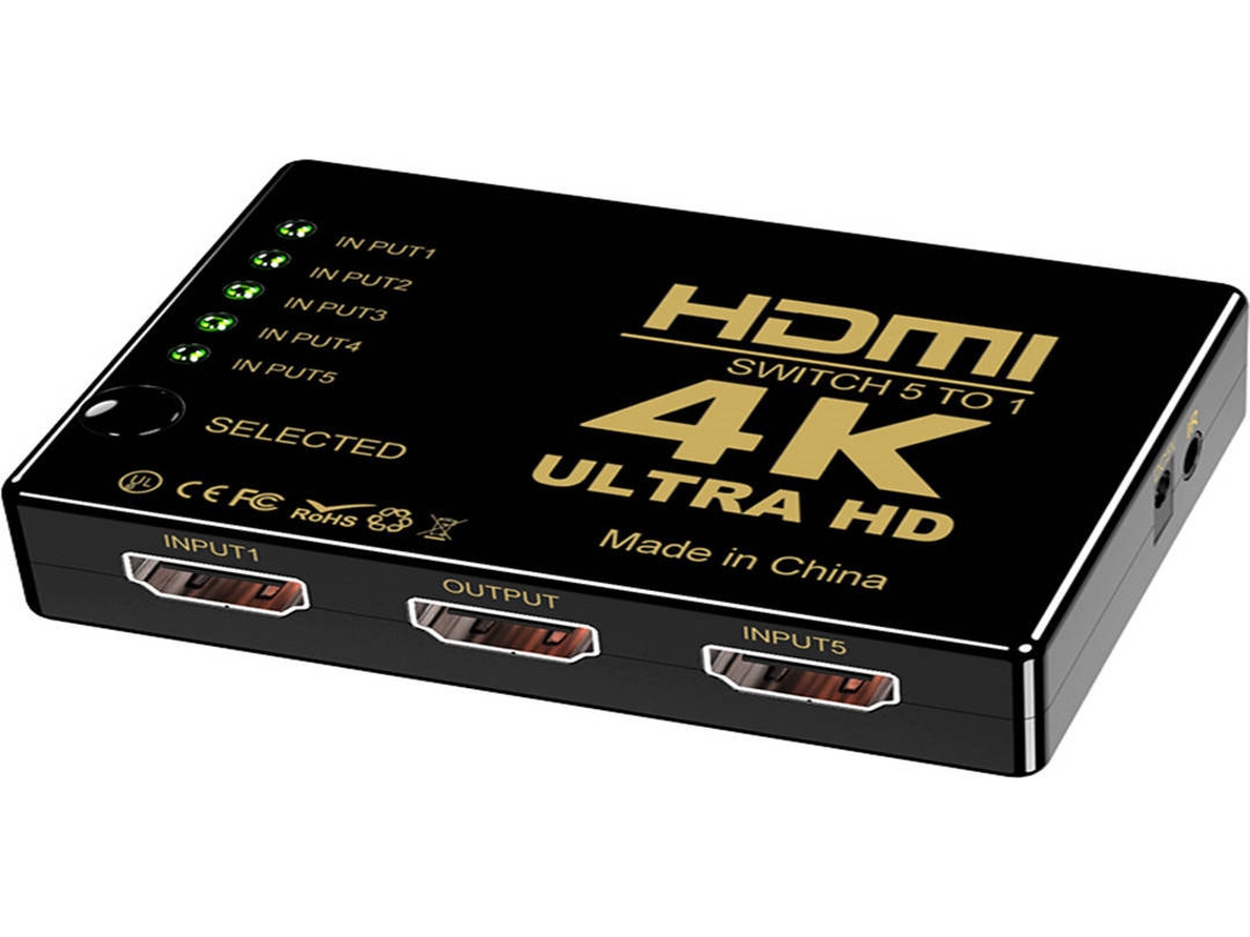 Switch HOWEI HW-4K501 (Hdmi 5 em 1) | Worten.pt