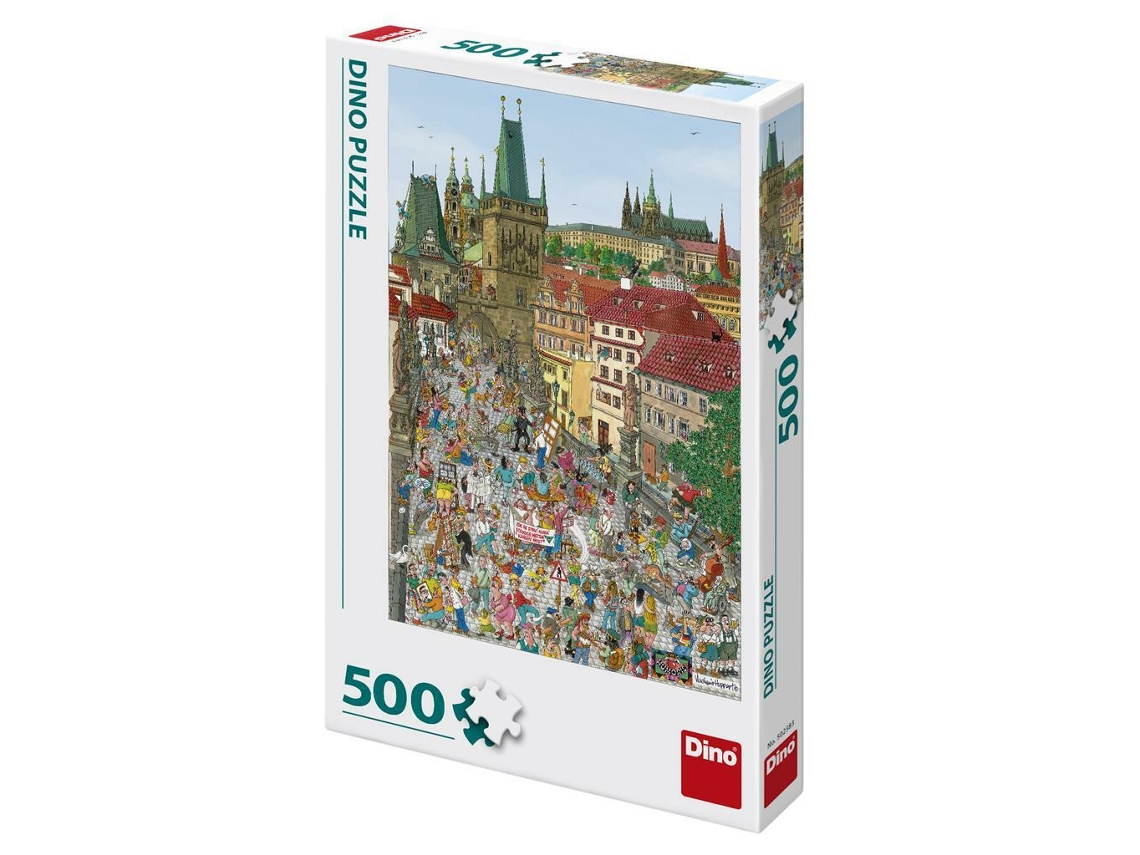 Puzzle 500 Pcs Bridge Tower -Praga Dino | Worten.pt