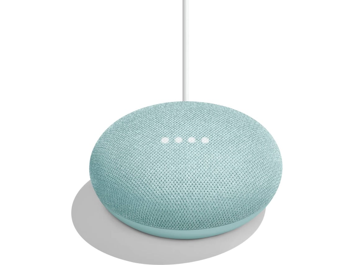Assistente Virtual GOOGLE Home Mini Aqua (Google Assistant - Azul ...