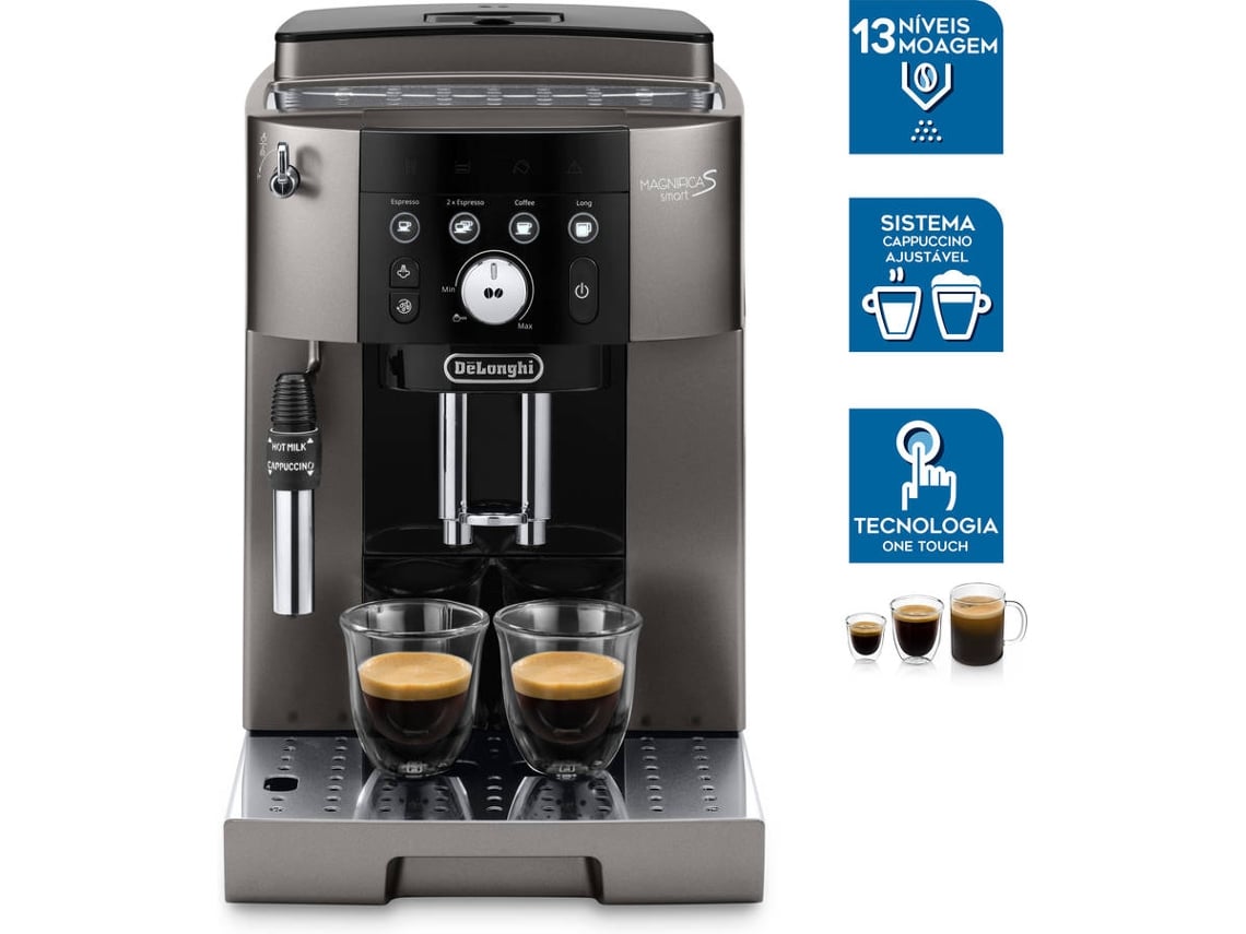 Máquina de Café Automática DELONGHI Magnifica S Smart ECAM250.33.TB ...