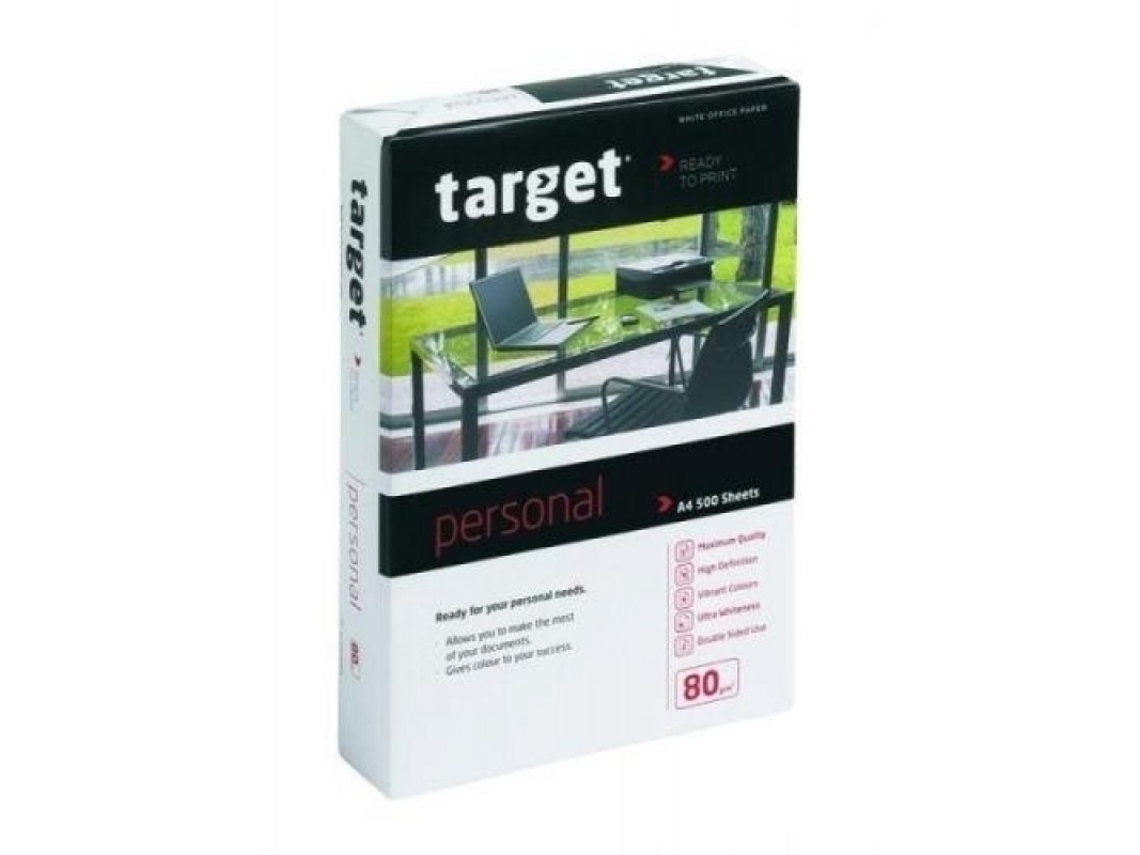 Papel A3 TARGET Premium (80g - 500f) | Worten.pt