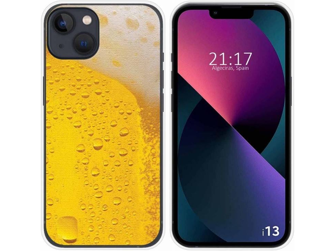 Capa iPhone 13 (6.1) TUMUNDOSMARTPHONE Cerveja Desenhos Multicor ...