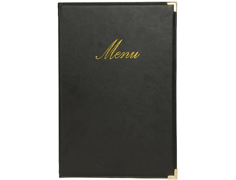 Capa de Menu A4 SECURIT Classic Preto | Worten.pt
