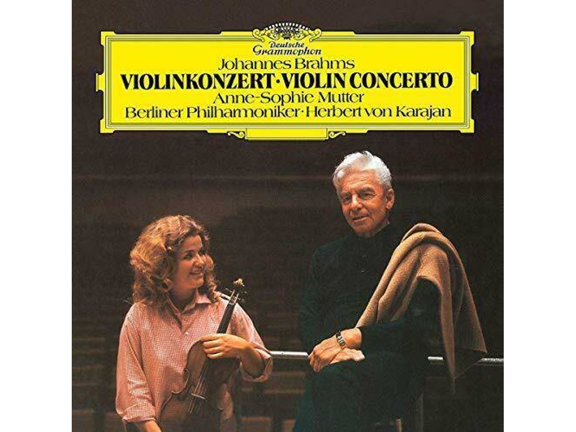 Vinil Anne-Sophie Mutter/Herbert von Karajan/Berliner Philharmoniker - Brahms: Violin Concerto ...