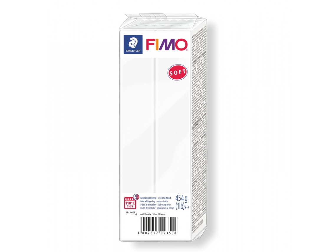 Massa Modelar FIMO Suave 454G Branco | Worten.pt