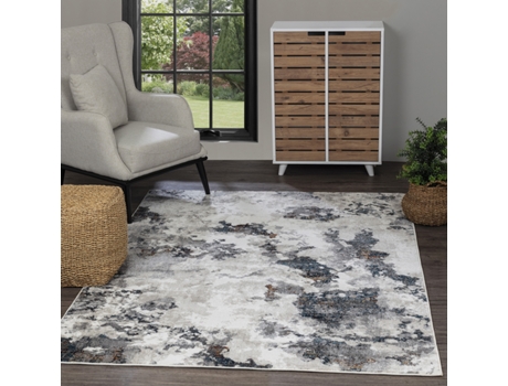 Tapete Abstracto Moderno SURYA Darla (80 x 150 cm - Polipropileno ...