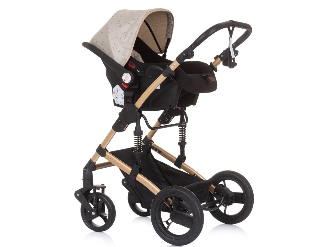 Carrinho De Bebê Conversível Camea Trio Com Bolsa CHIPOLINO Sand ...
