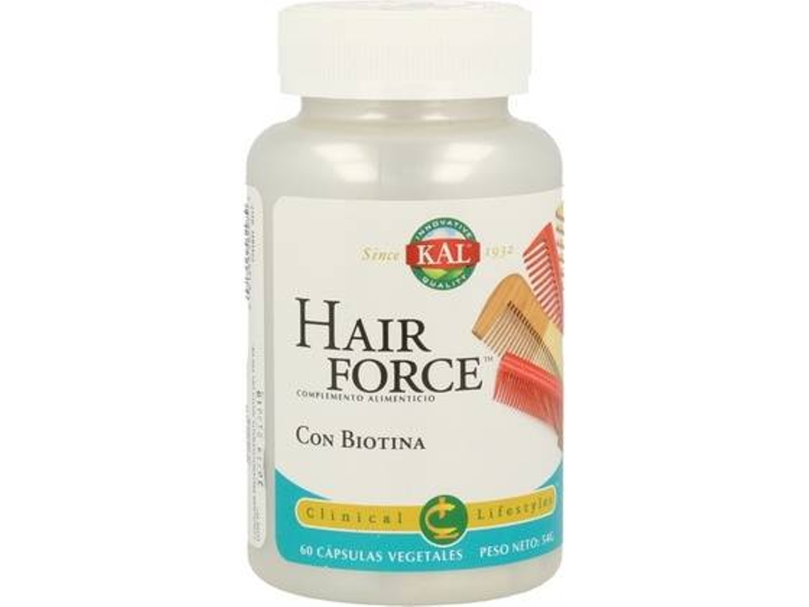Suplemento Alimentar KAL Hair Force (60 cápsulas) | Worten.pt