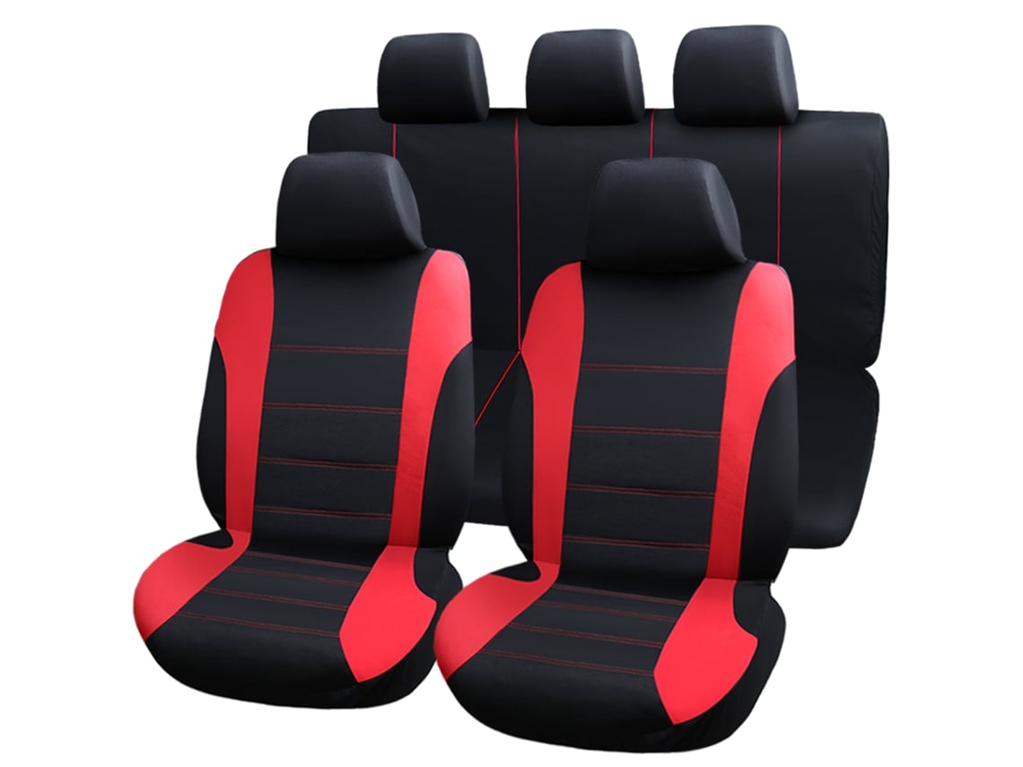 PrimeMatik - Capas de assento de carro em vermelho. Cobertura de ...