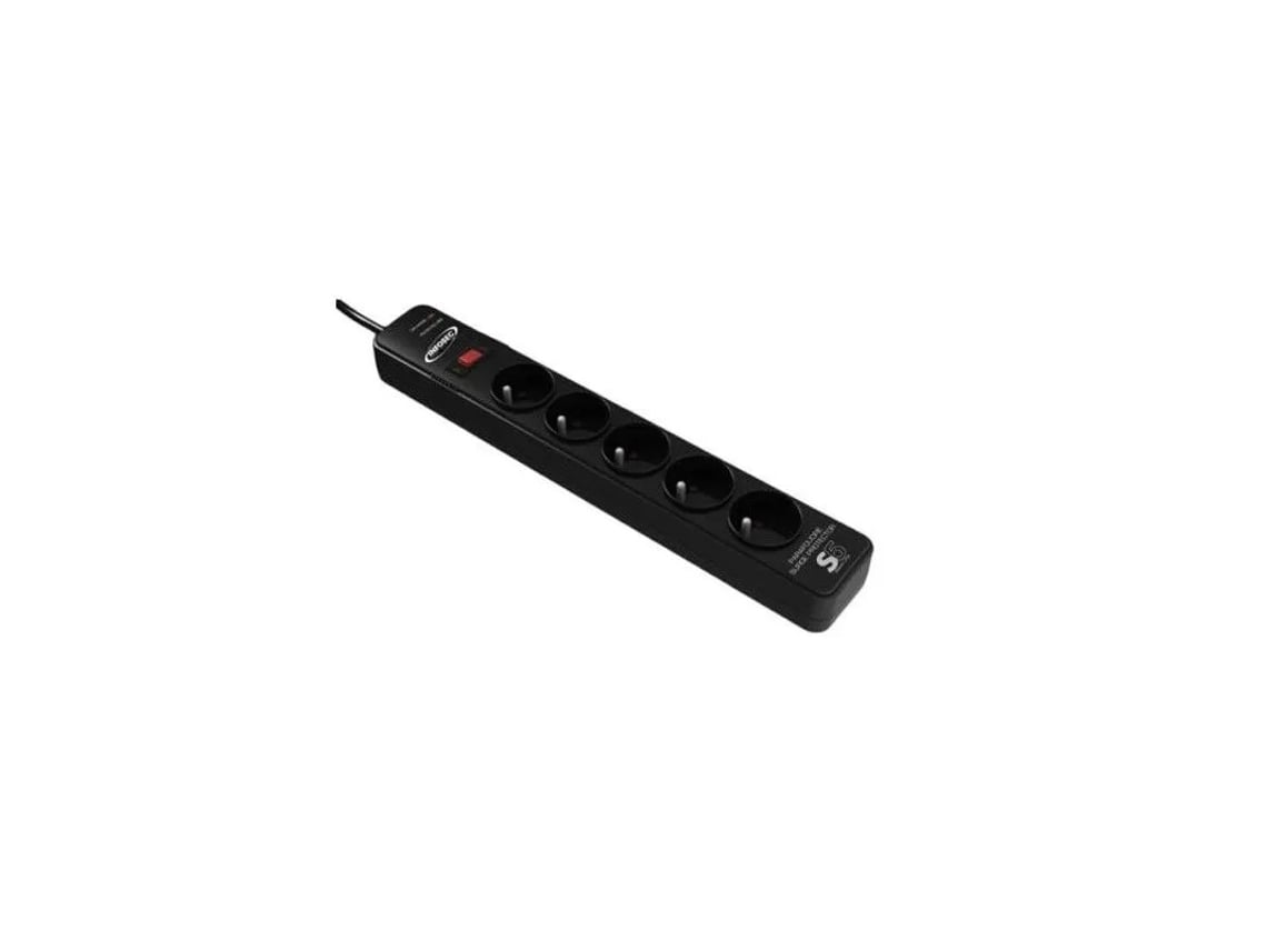 Multi-socket INFOSEC S5 Black Line II | Worten.pt
