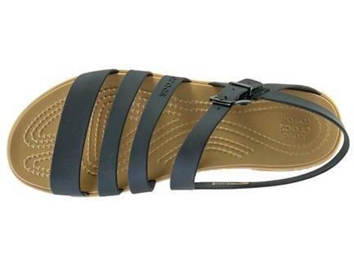 Sandálias CROCS Tulum Material sintético Mulher (42-43 - Bege, Preto ...