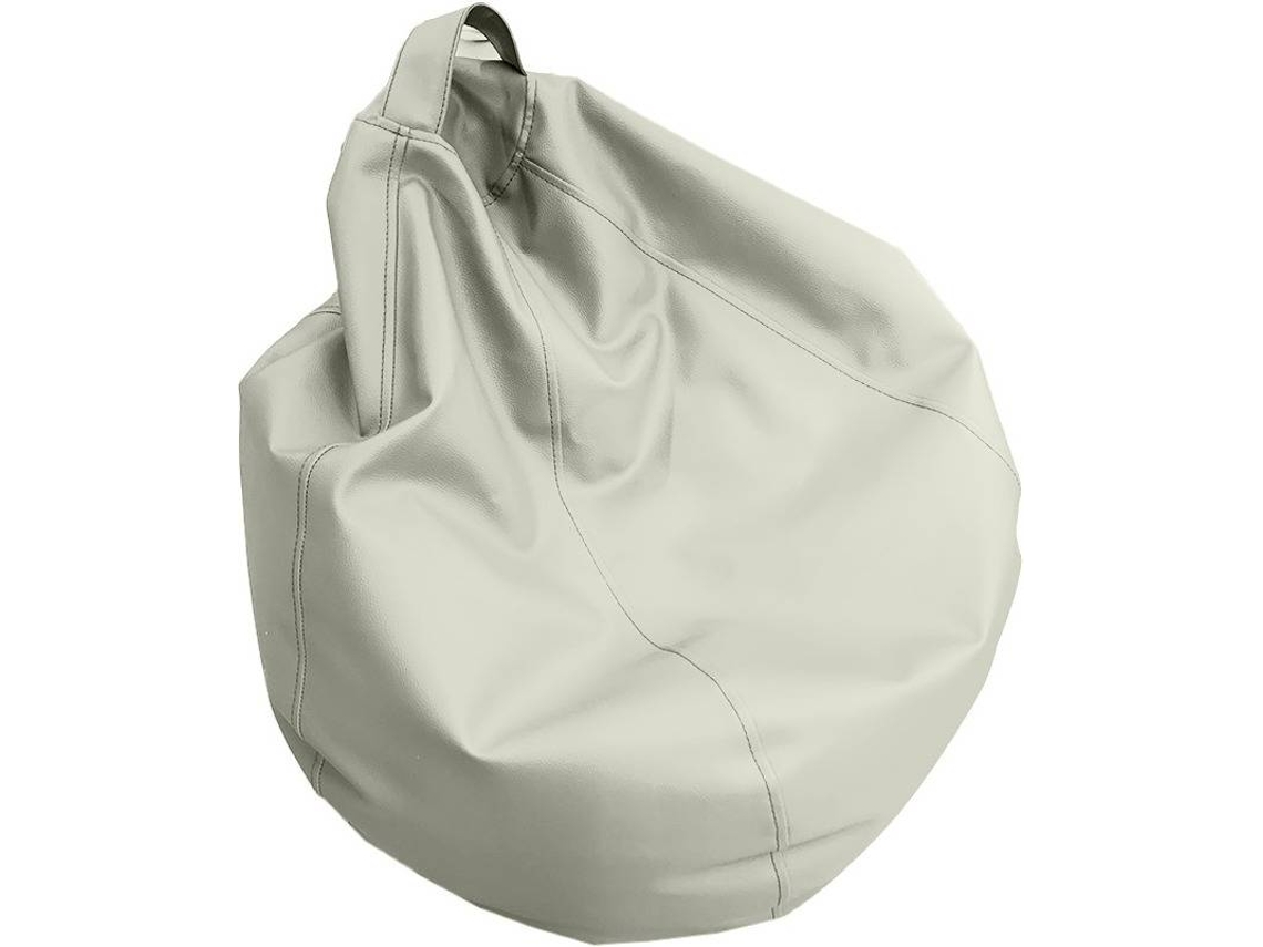 Puff SACCO PREMIUM Pêra (Bege - PVC - 80x80x110 cm) | Worten.pt