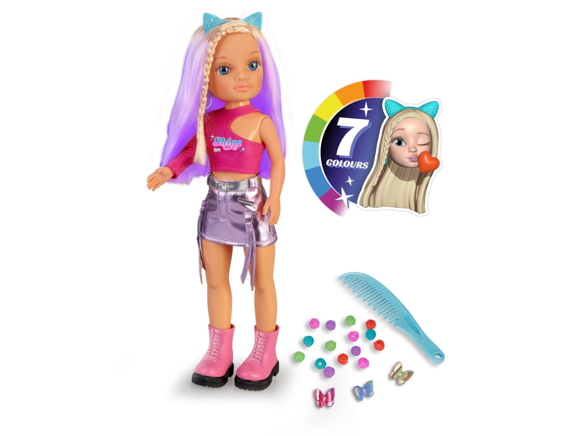 Boneca NANCY Cabelo Que Muda De Cor (Idade Mínima: 3 Anos - 18x45x11 cm ...