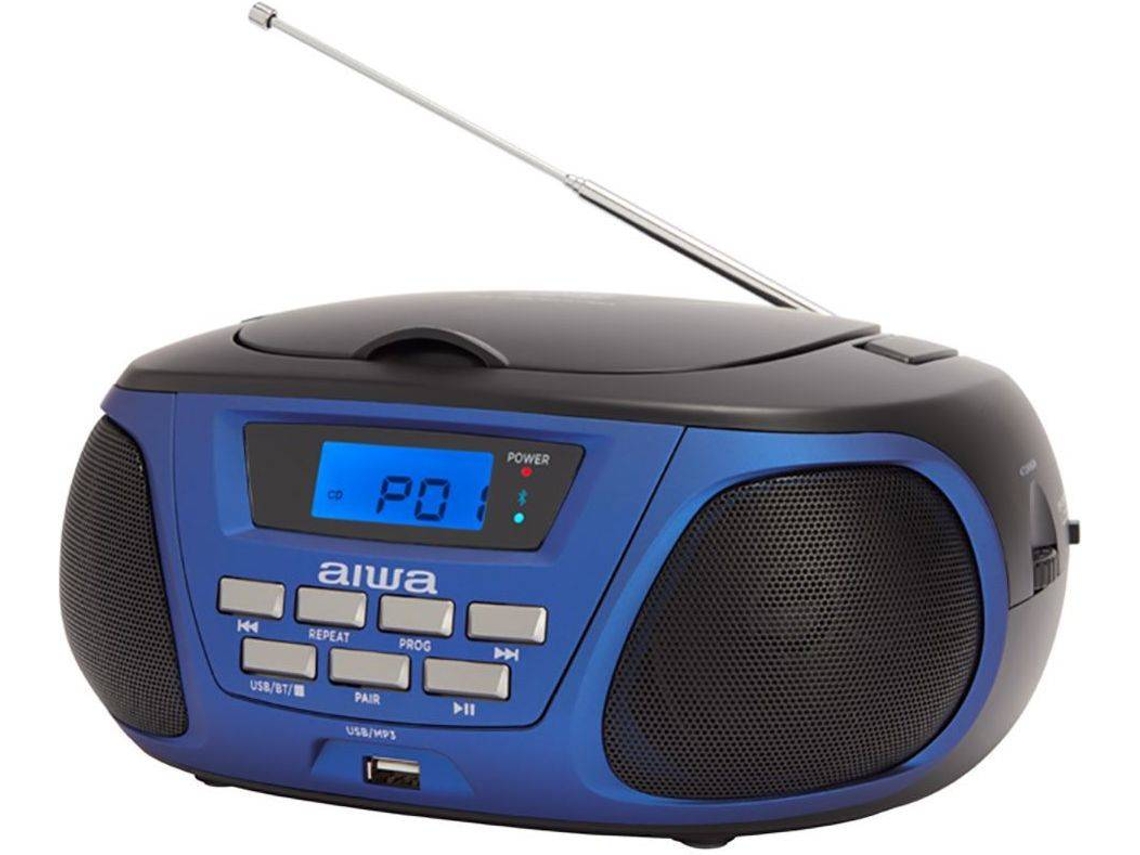 Rádio Boombox AIWA Bbtu-300Bl (Bluetooth) | Worten.pt Rádio Boombox AIWA Bbtu-300Bl (Bluetooth) | Worten.pt