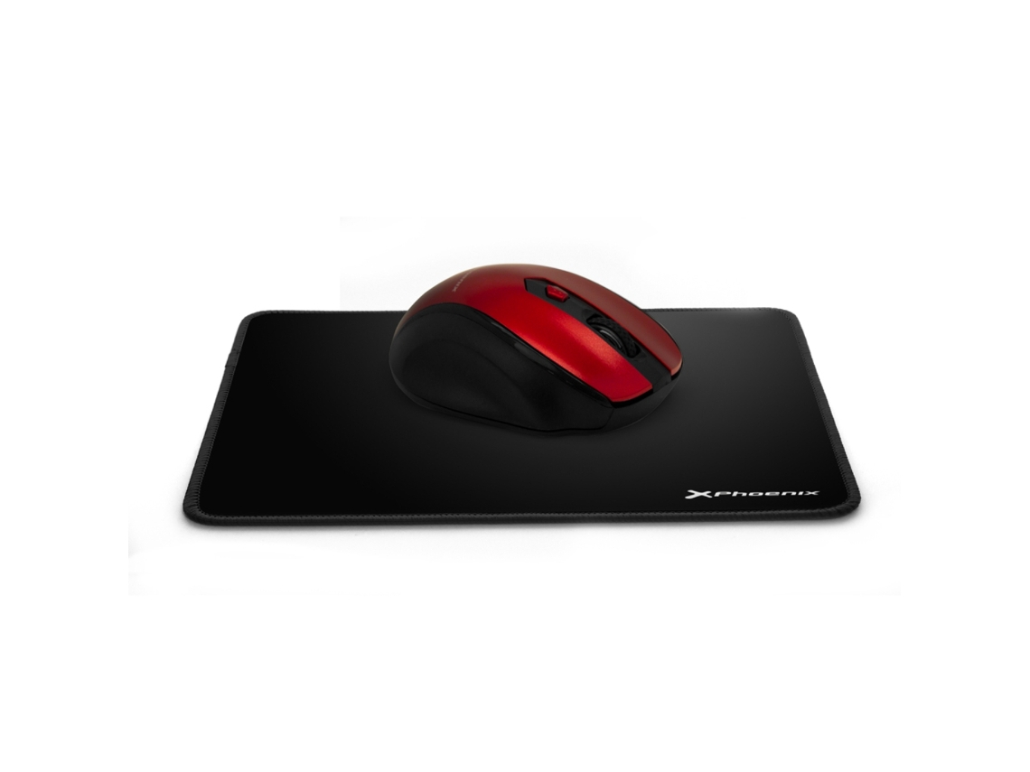 Tapete de Rato PHOENIX Phmousepad-S Para Rato S (Preto - 280 X 220 X 3 ...