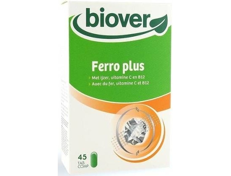 Suplemento Alimentar BIOVER Ferro Plus (40 comprimidos) | Worten.pt