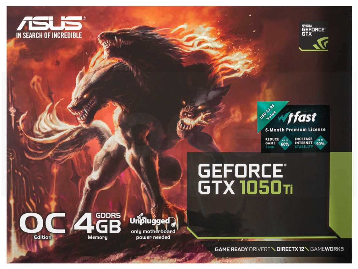 Placa Gráfica ASUS GeForce GTX 1050Ti Cerberus OC (NVIDIA - 4 GB DDR5 ...