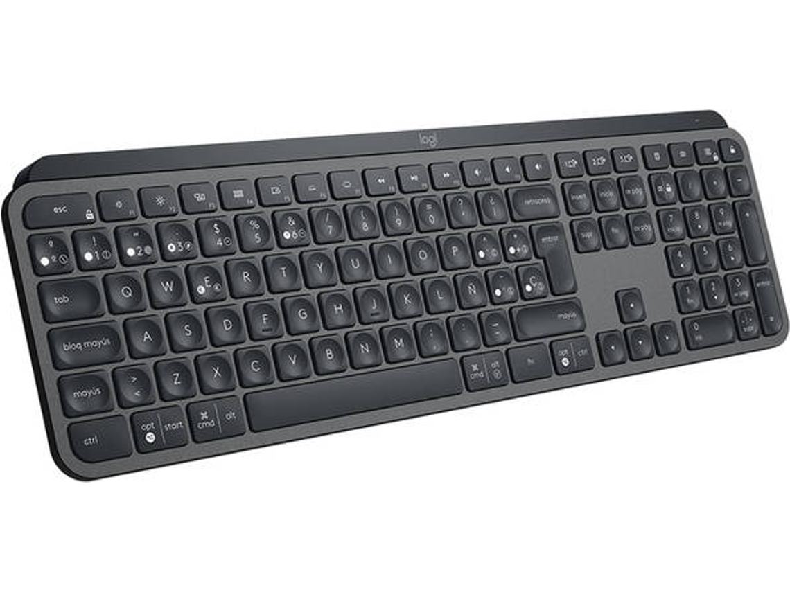 Teclado sem fios LOGITECH MX Keys (Bluetooh - Layout Espanhol - Preto ...